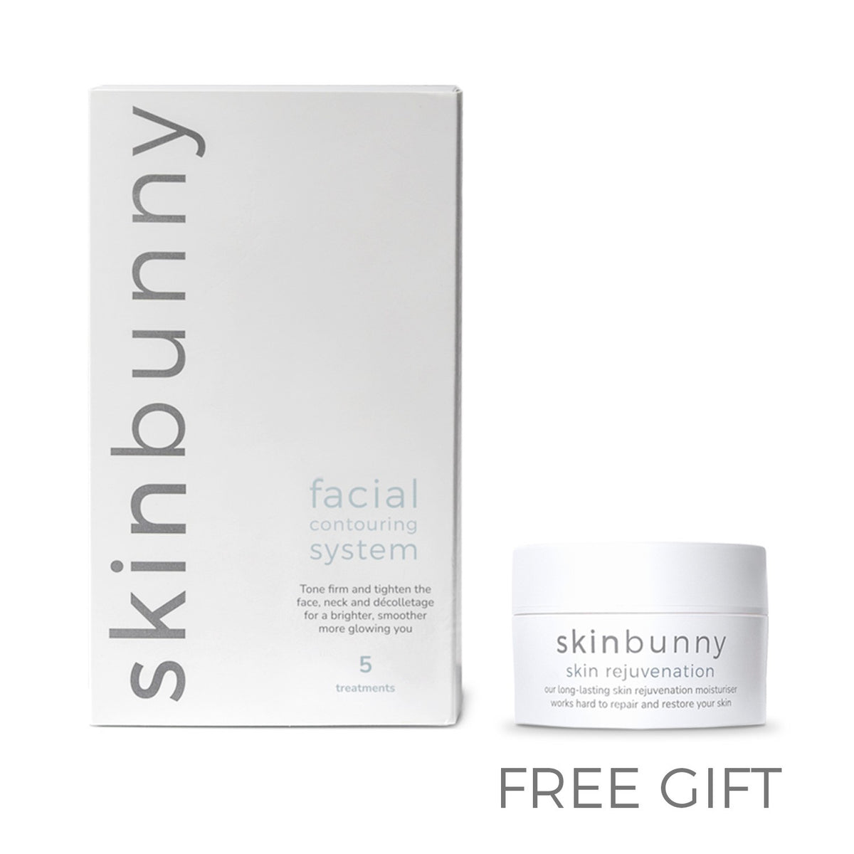 skinbunny's facial contouring system with our long lasting moisturiser ...